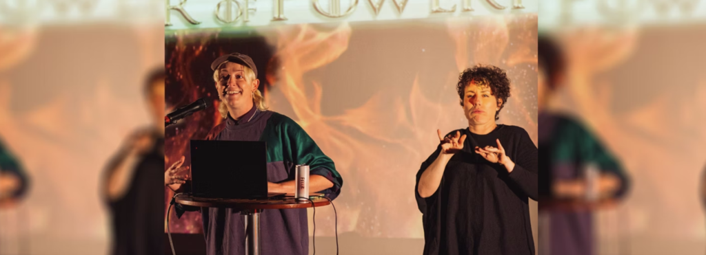QUEER POWERPOINT (Now Or Never) [Melbourne] – Auslan Stage Left